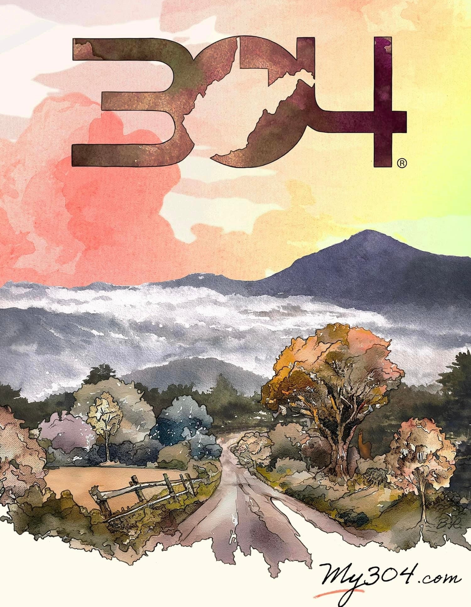 my304 | The West Virginia 304 Area Code Apparel Collection